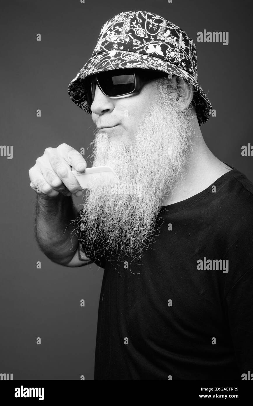 Long white beard hi-res stock photography and images - Alamy