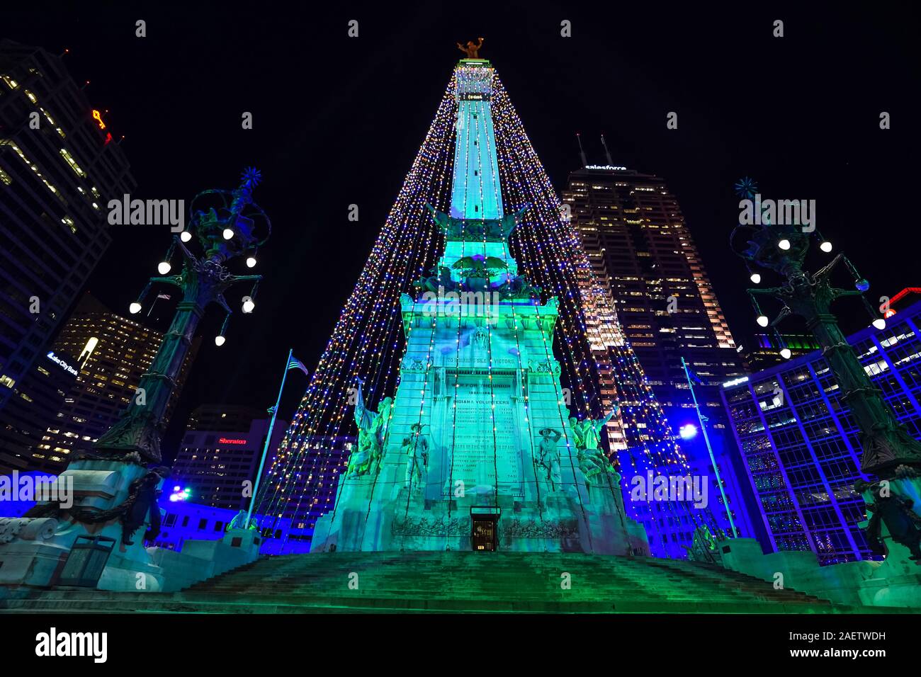 The Indiana State Soldiers and Sailors Monument is a neoclassical ...