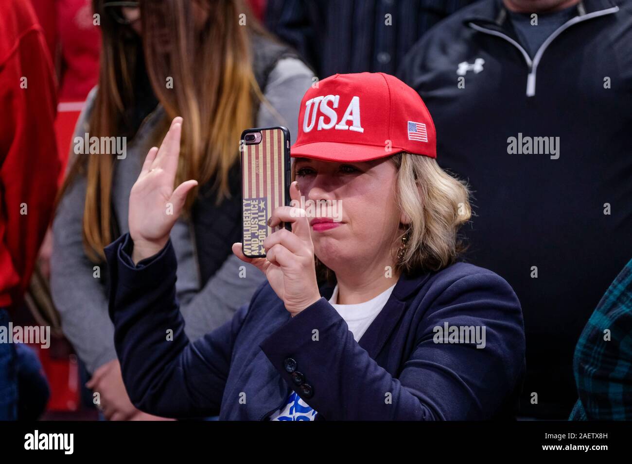 Female trump supporter hi-res stock photography and images - Alamy