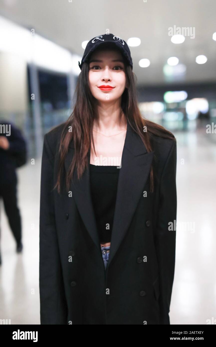 Chinese model, actress, and singer Angelababy or Angela Yeung Wing ...