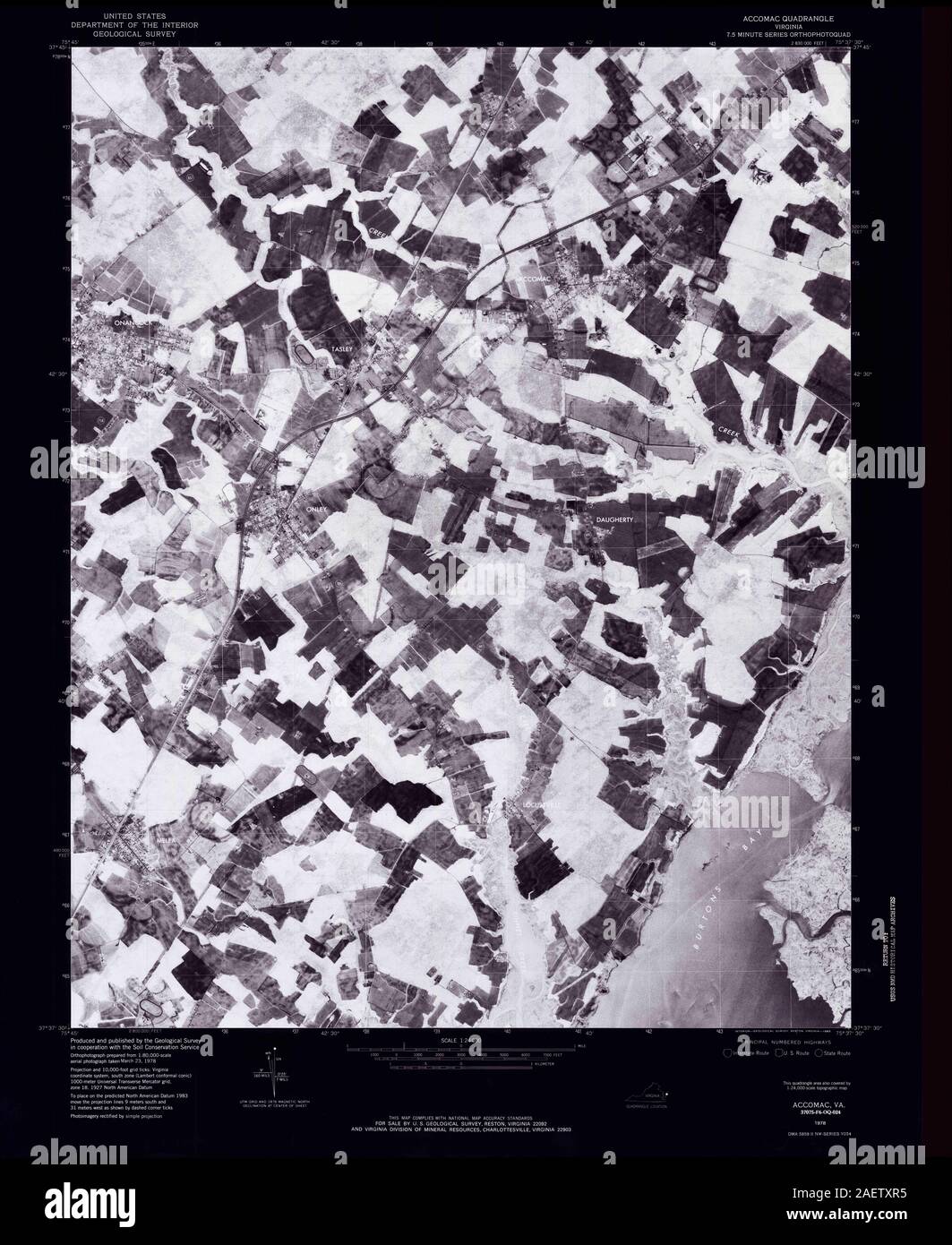 Map of accomac hi-res stock photography and images - Alamy