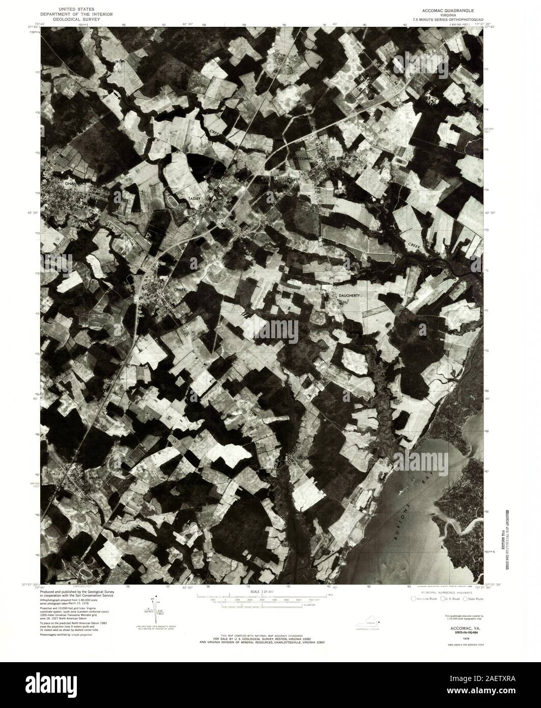 Map of accomac hi-res stock photography and images - Alamy