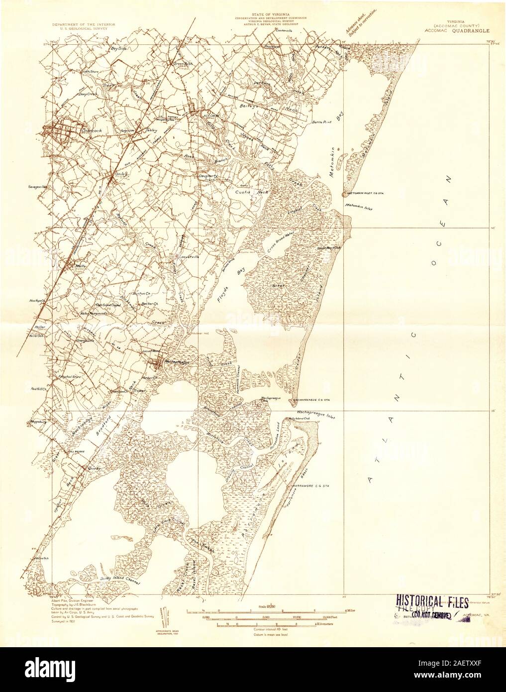 Map of accomac hi-res stock photography and images - Alamy
