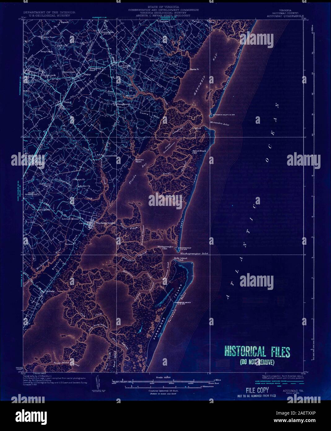 Map of accomac hi-res stock photography and images - Alamy