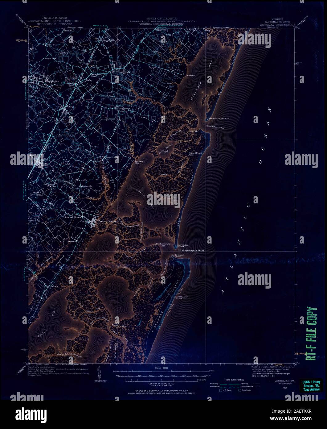 Map of accomac hi-res stock photography and images - Alamy