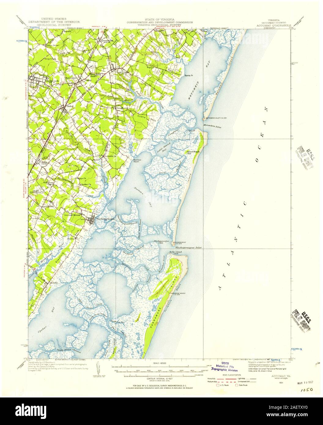 Map of accomac hi-res stock photography and images - Alamy
