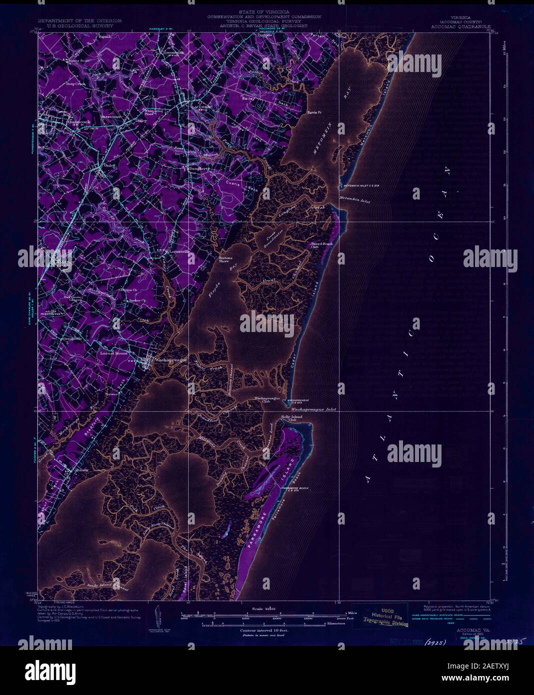 Map of accomac hi-res stock photography and images - Alamy