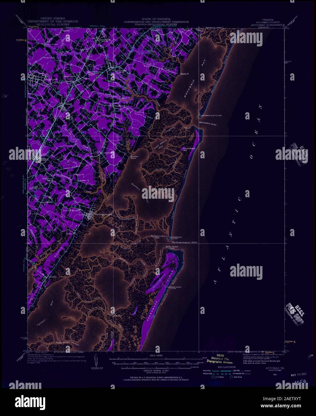 Map of accomac hi-res stock photography and images - Alamy