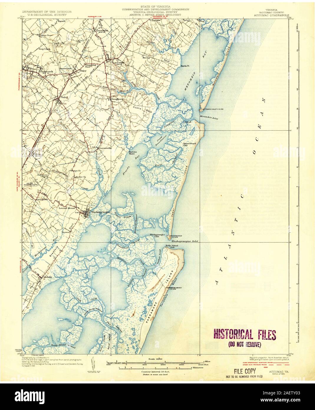 Map of accomac hi-res stock photography and images - Alamy
