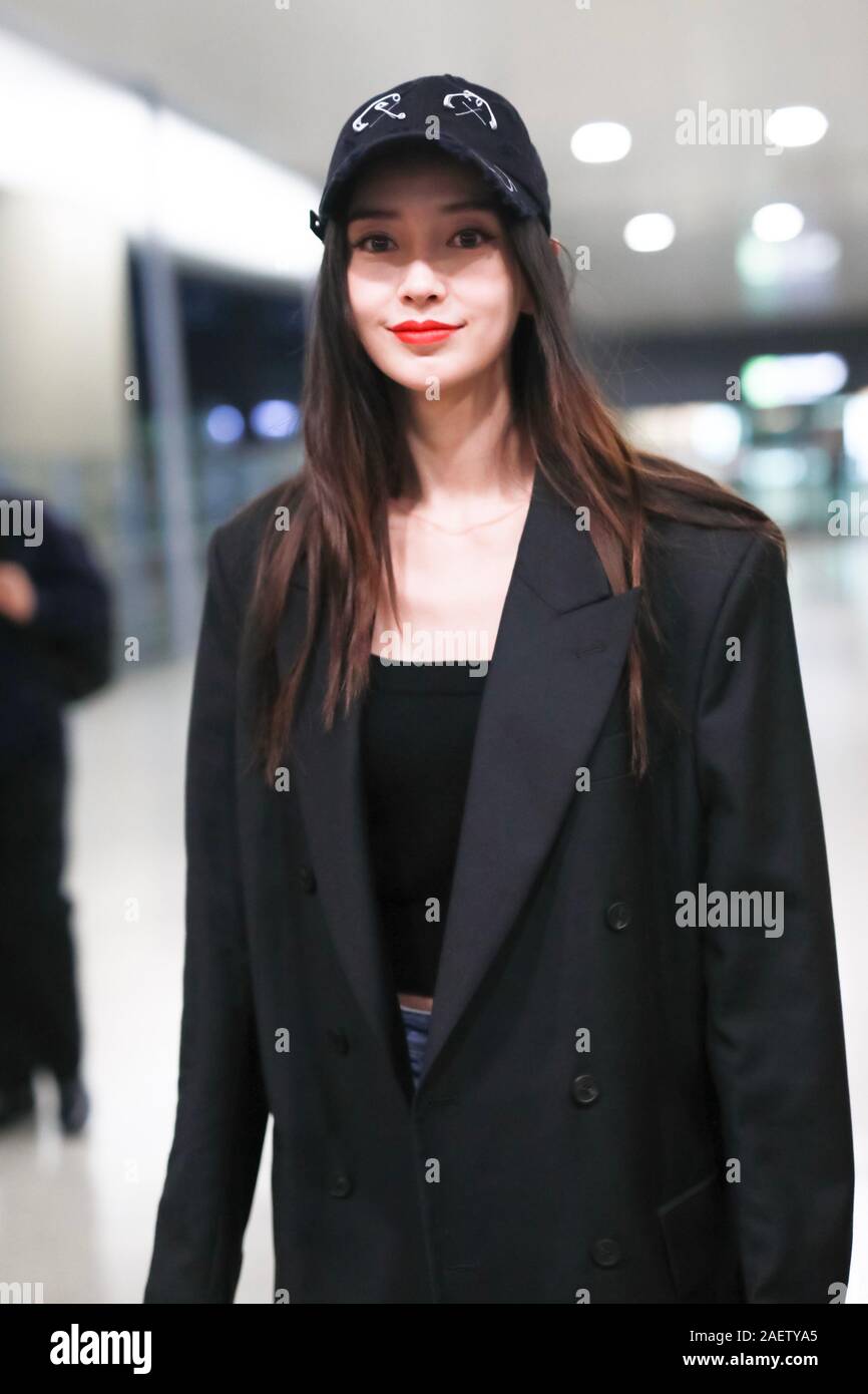 Chinese model, actress, and singer Angelababy or Angela Yeung Wing ...