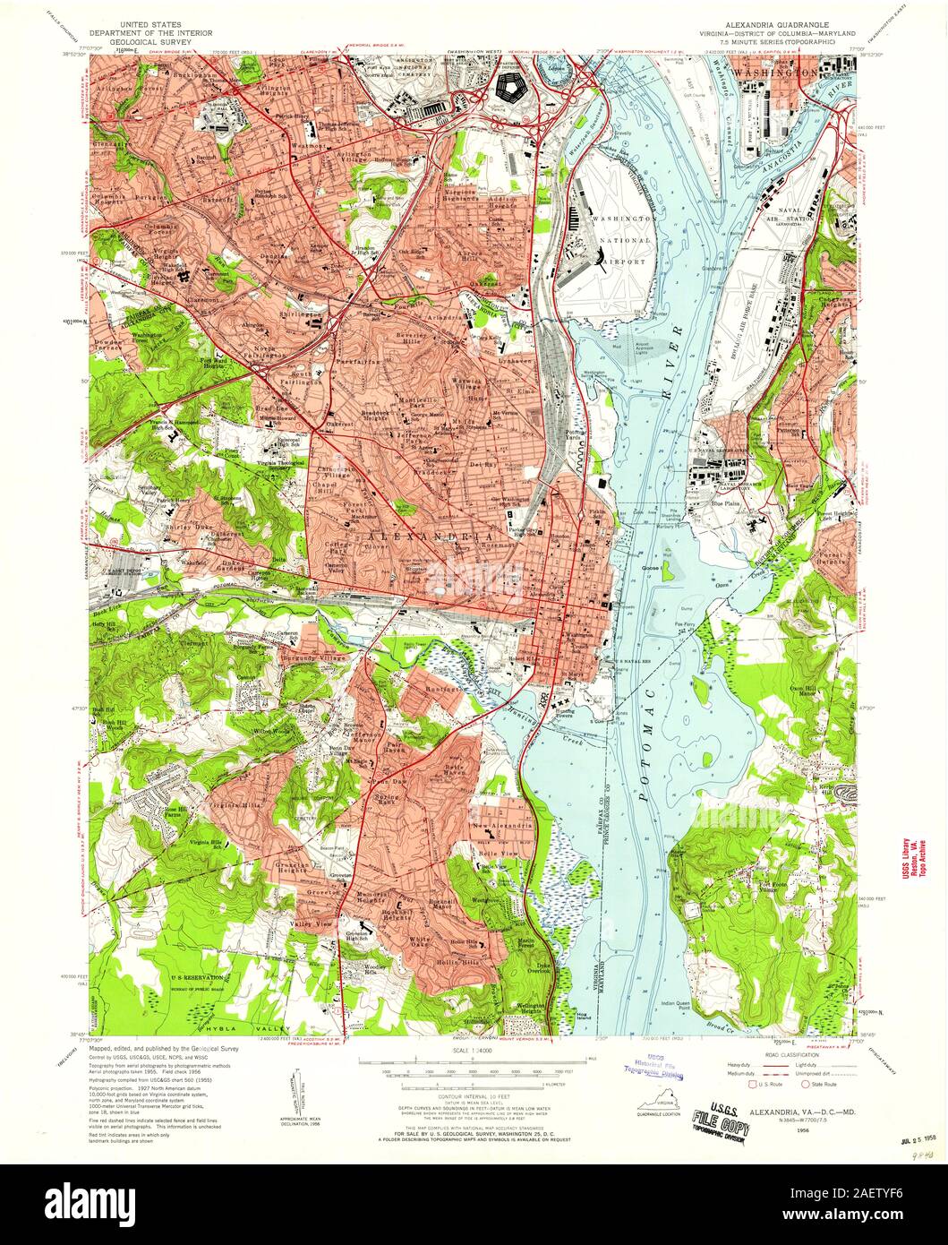 Topographic survey of alexandria hi-res stock photography and images ...