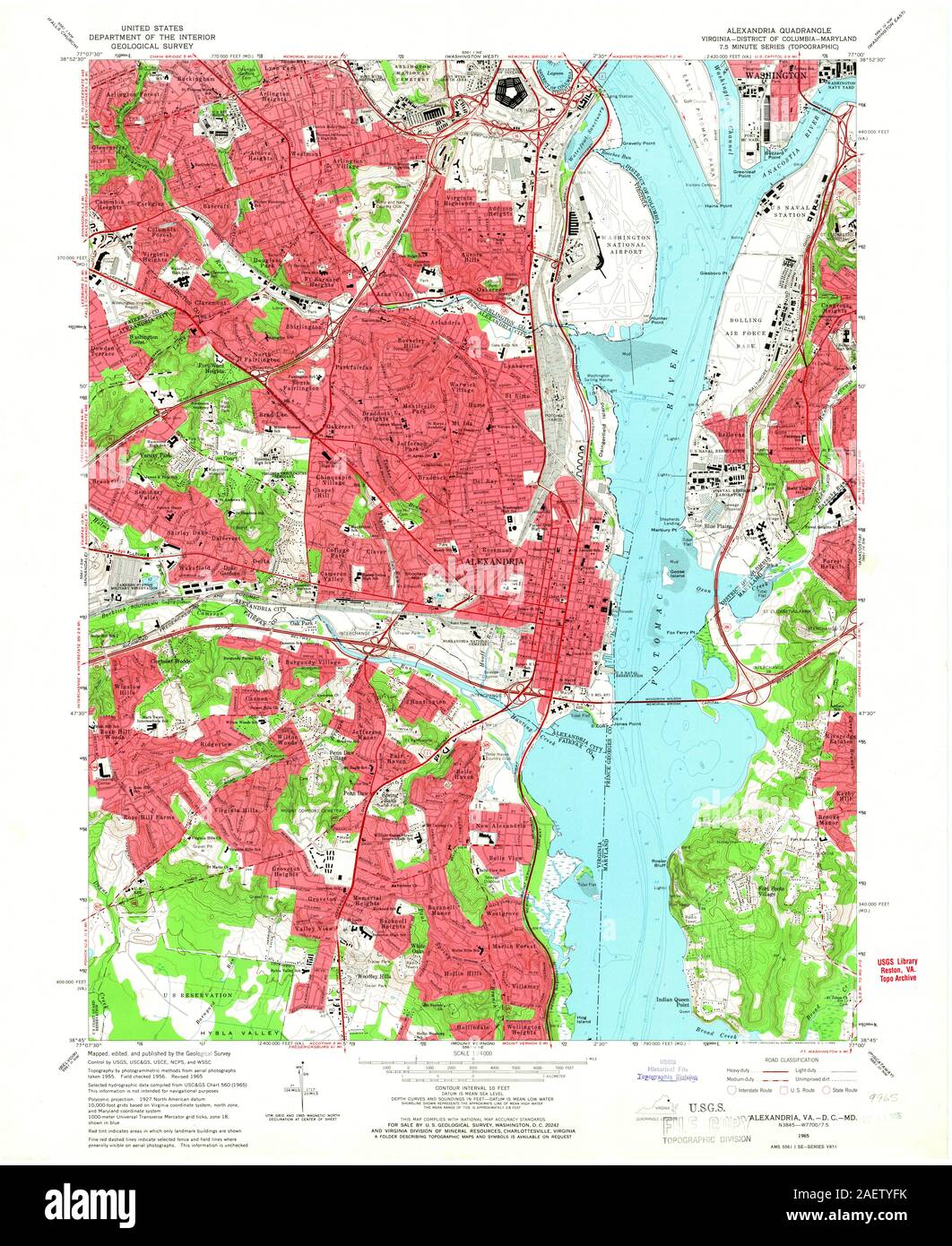 Topographic survey of alexandria hi-res stock photography and images ...