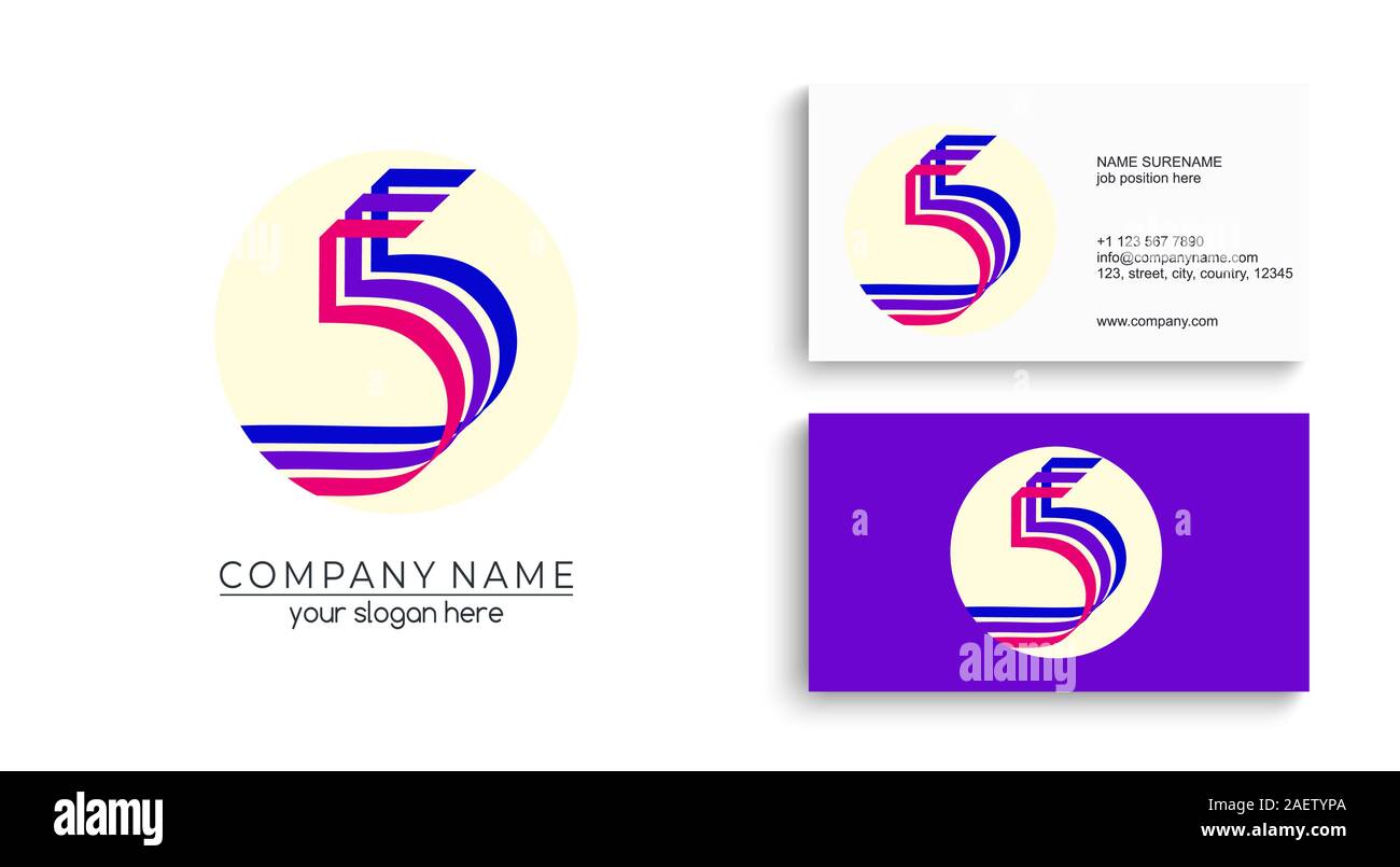 555 logo design hi-res stock photography and images - Alamy