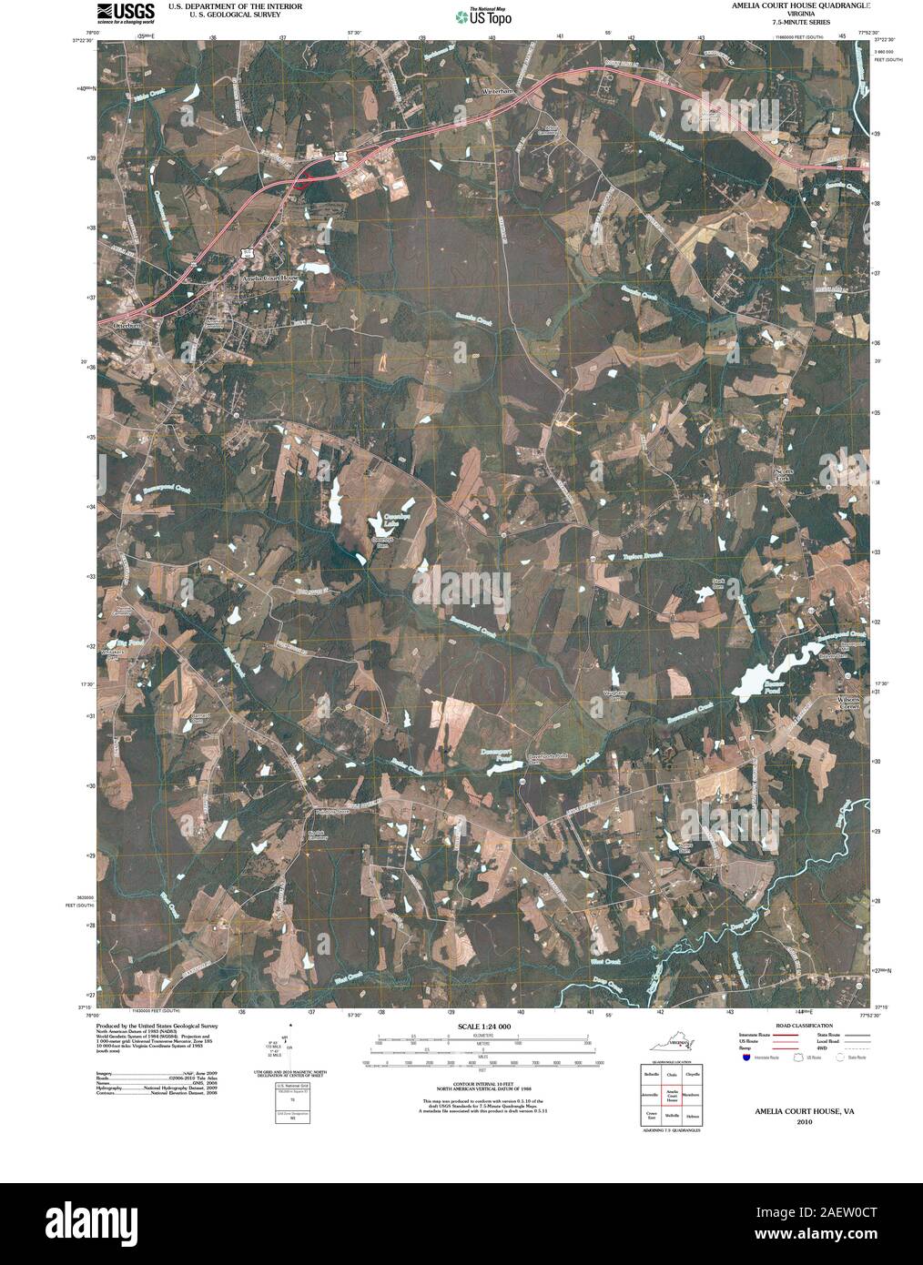 Map of amelia Cut Out Stock Images & Pictures - Alamy