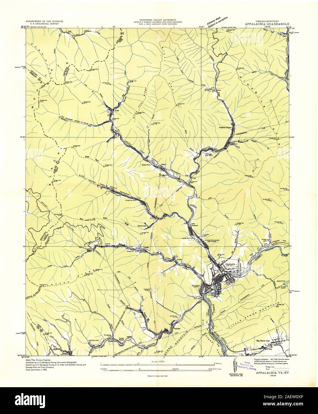 Appalachia map hi-res stock photography and images - Alamy