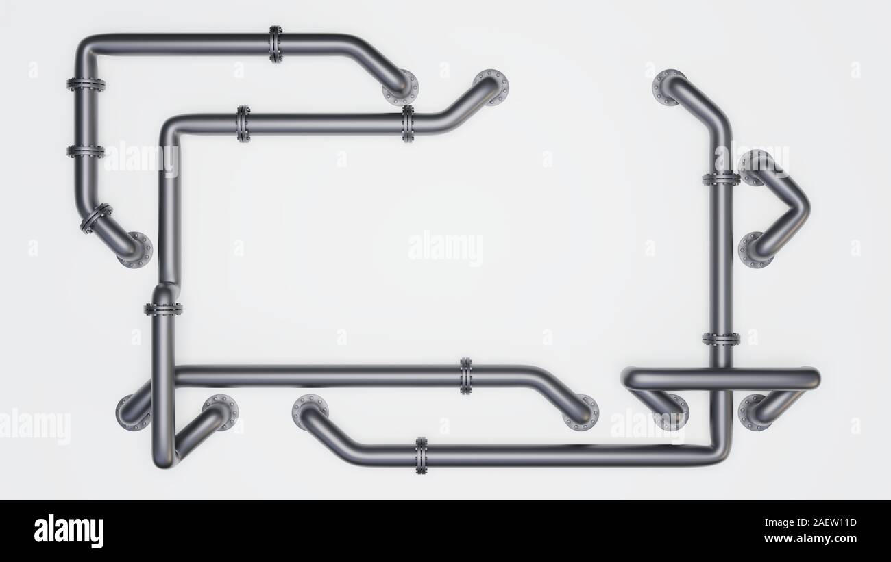 A rectangular banner with an empty space in the middle is entangled in ...