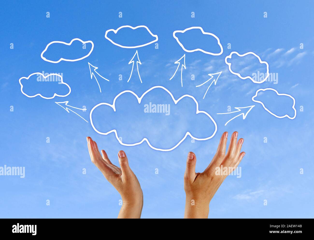 Presentation of diagram Stock Photo - Alamy