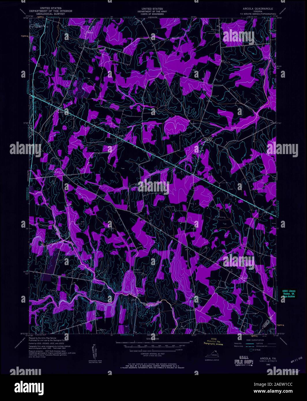 Arcola map hi-res stock photography and images - Alamy