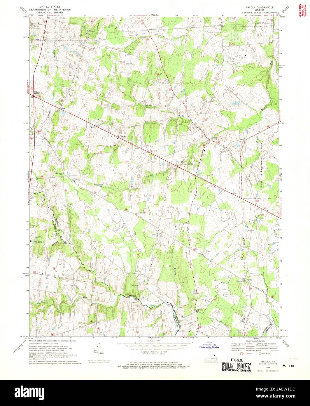 Map of arcola hi-res stock photography and images - Alamy