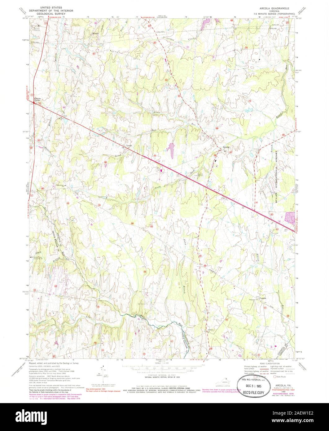 Map of arcola hi-res stock photography and images - Alamy