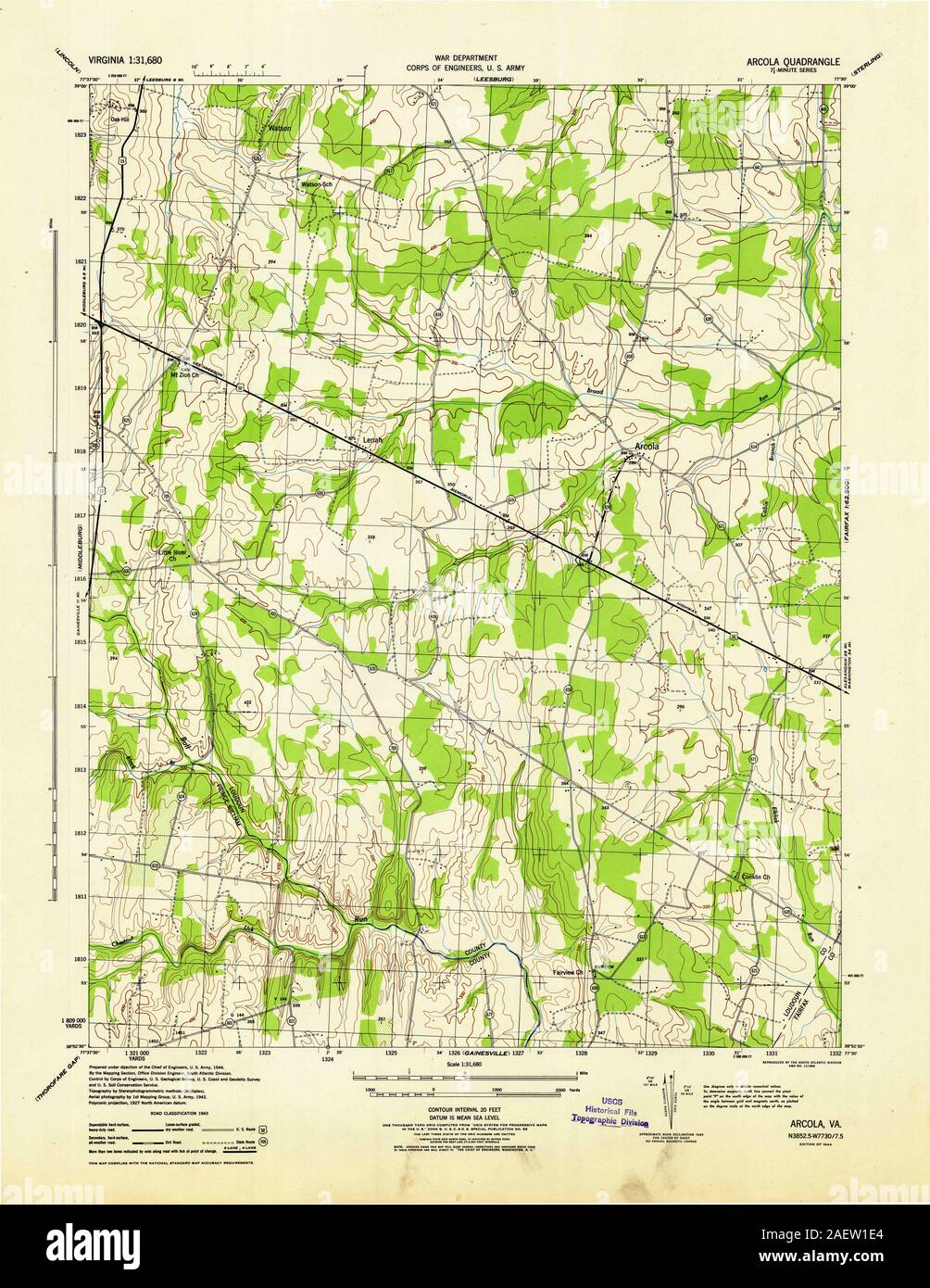 Map of arcola hi-res stock photography and images - Alamy