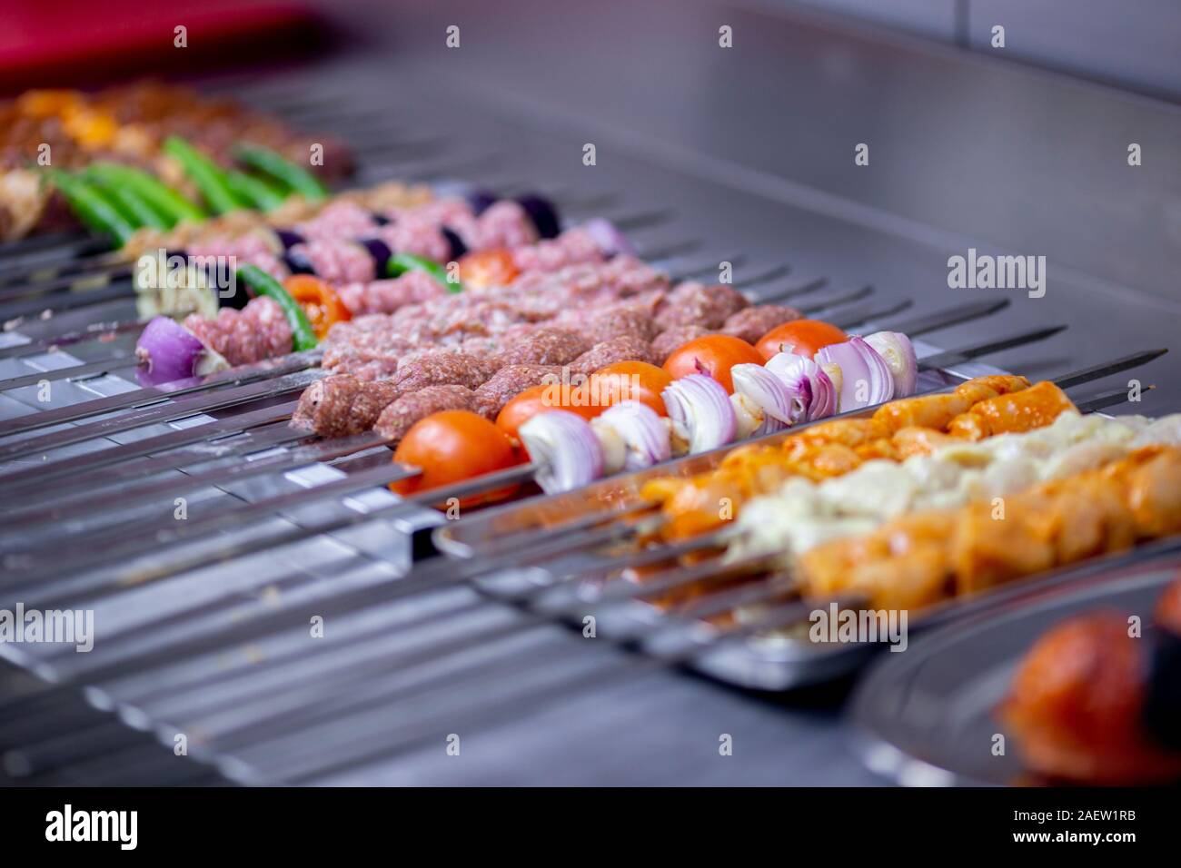 Special Turkish Chicken Bar B Que Stock Photo - Alamy