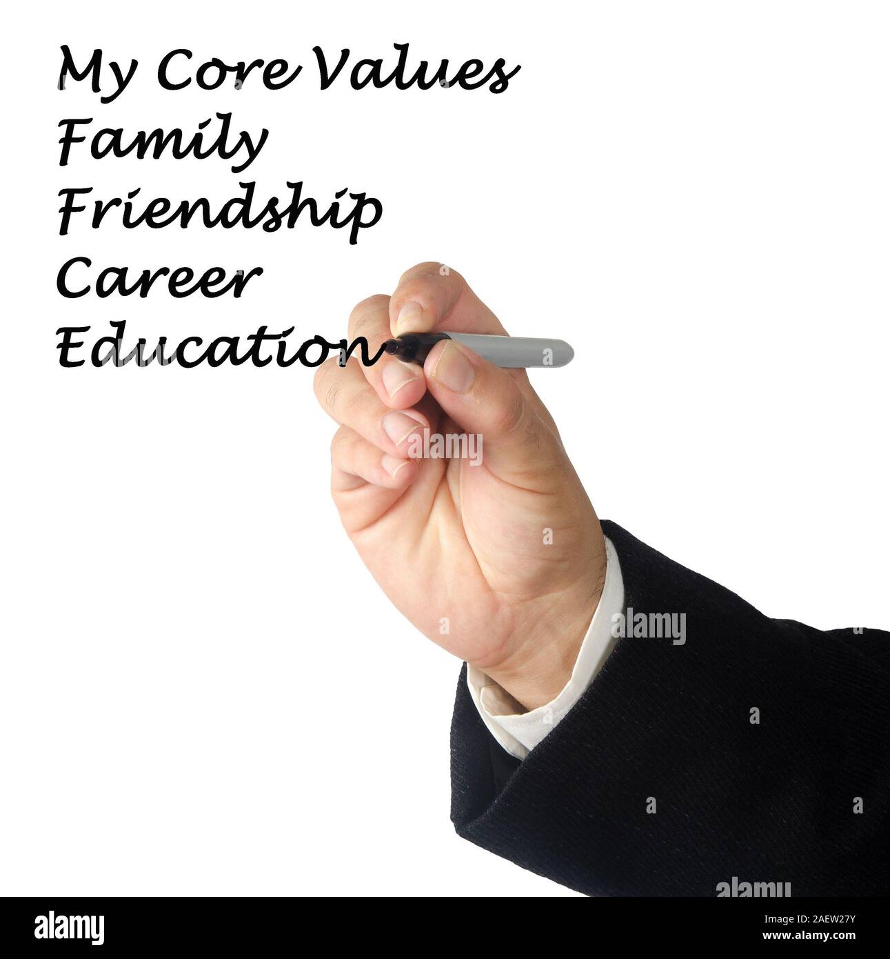 Family core values hi-res stock photography and images - Alamy