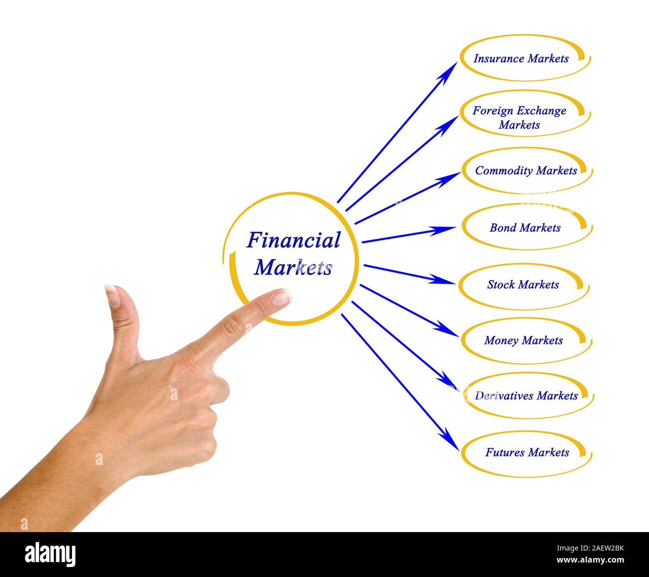 Diagram of financial markets Stock Photo - Alamy