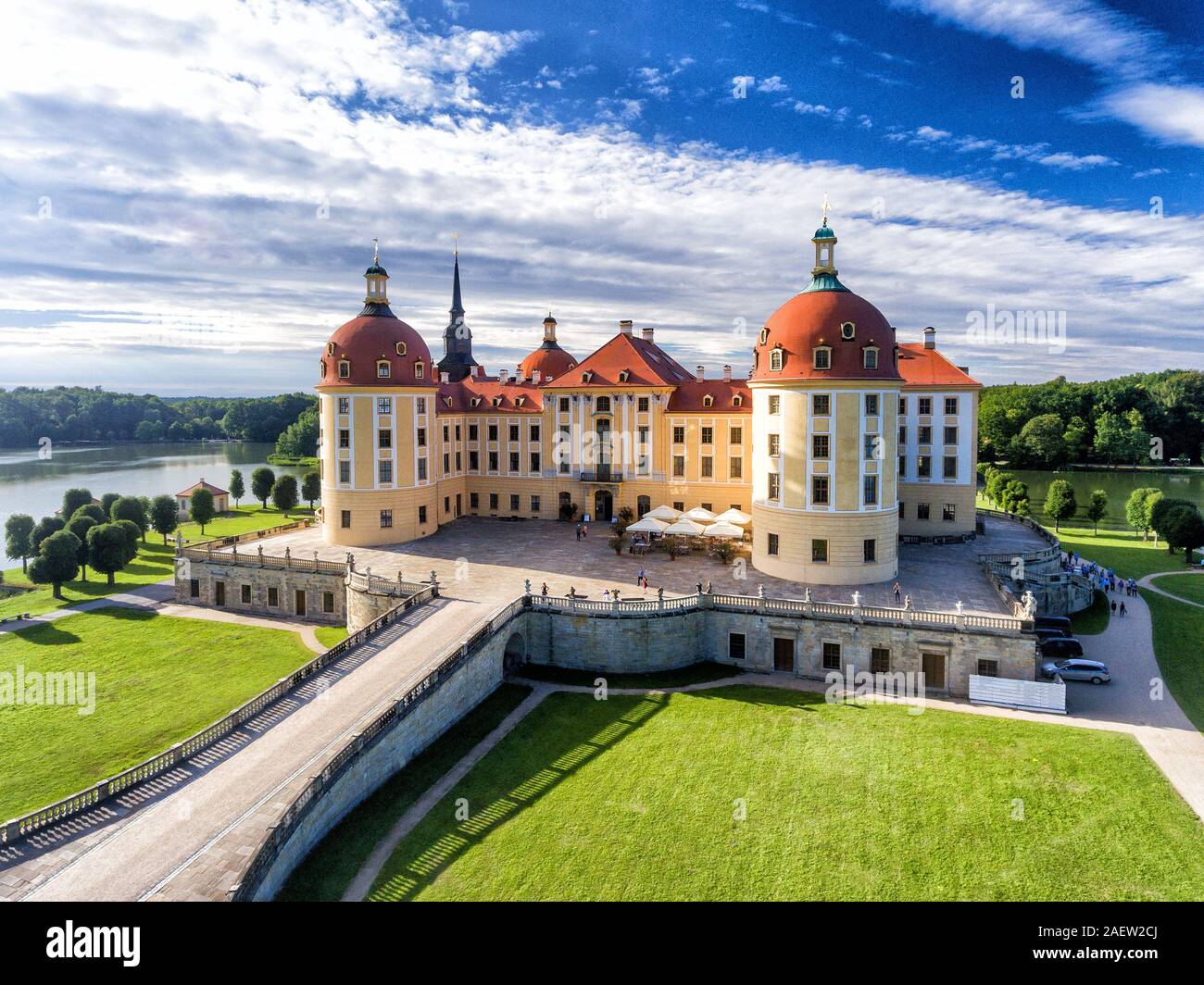 Moritzburg castle aerial hi-res stock photography and images - Alamy