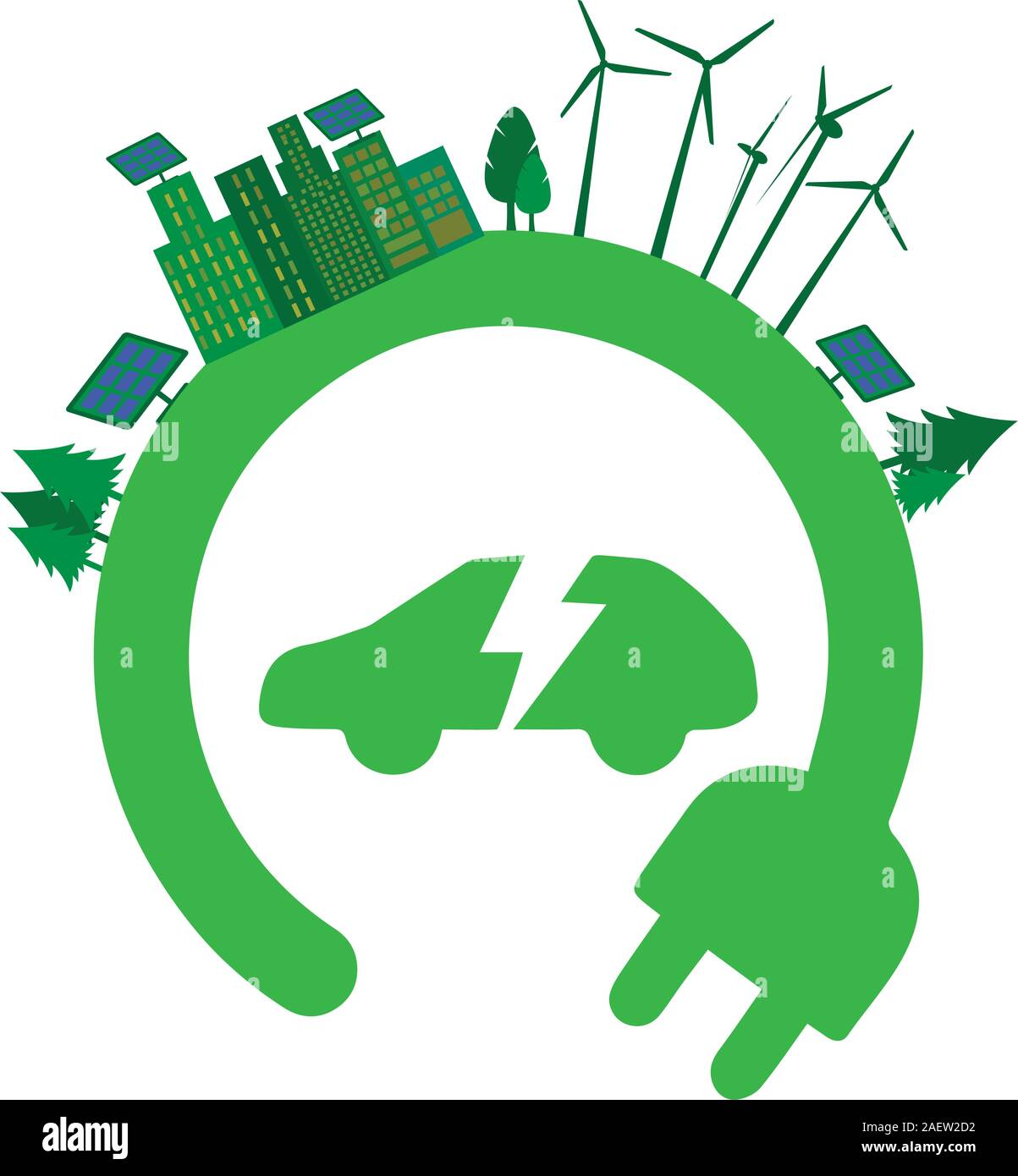 Electrical connection concept Stock Vector Images - Alamy