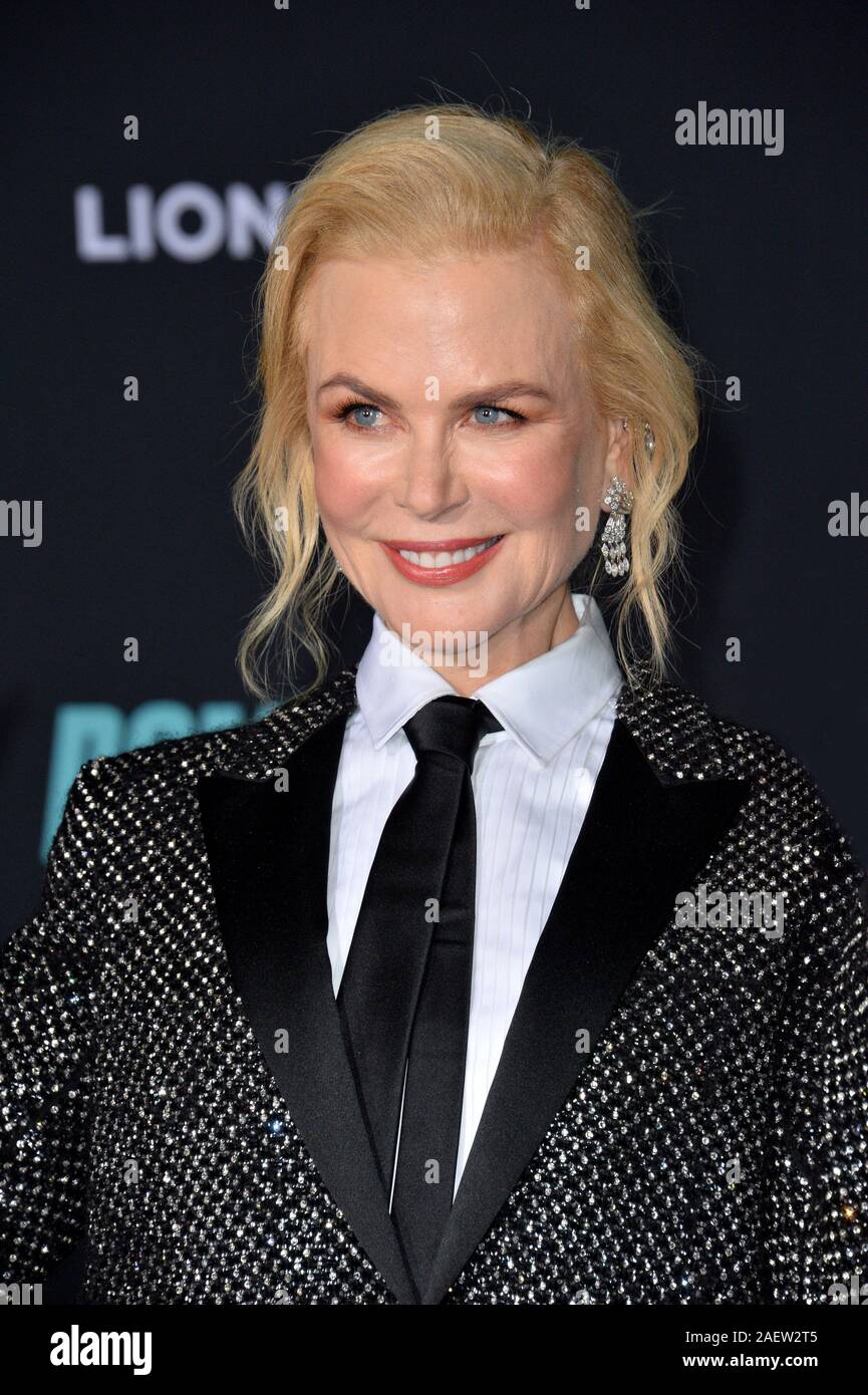Los Angeles, USA. 10th Dec, 2019. Nicole Kidman at the premiere of ...