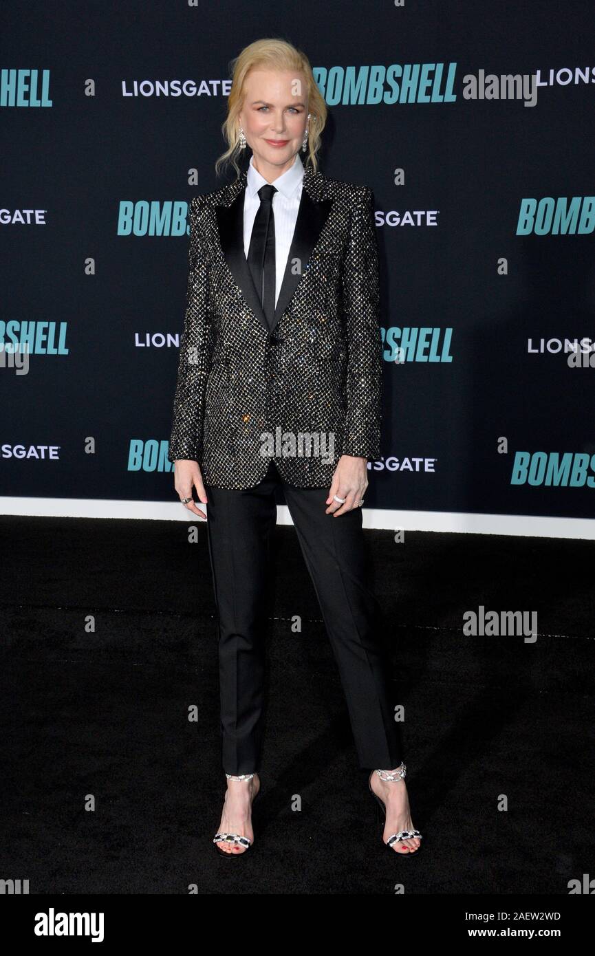 Los Angeles, USA. 10th Dec, 2019. Nicole Kidman at the premiere of ...