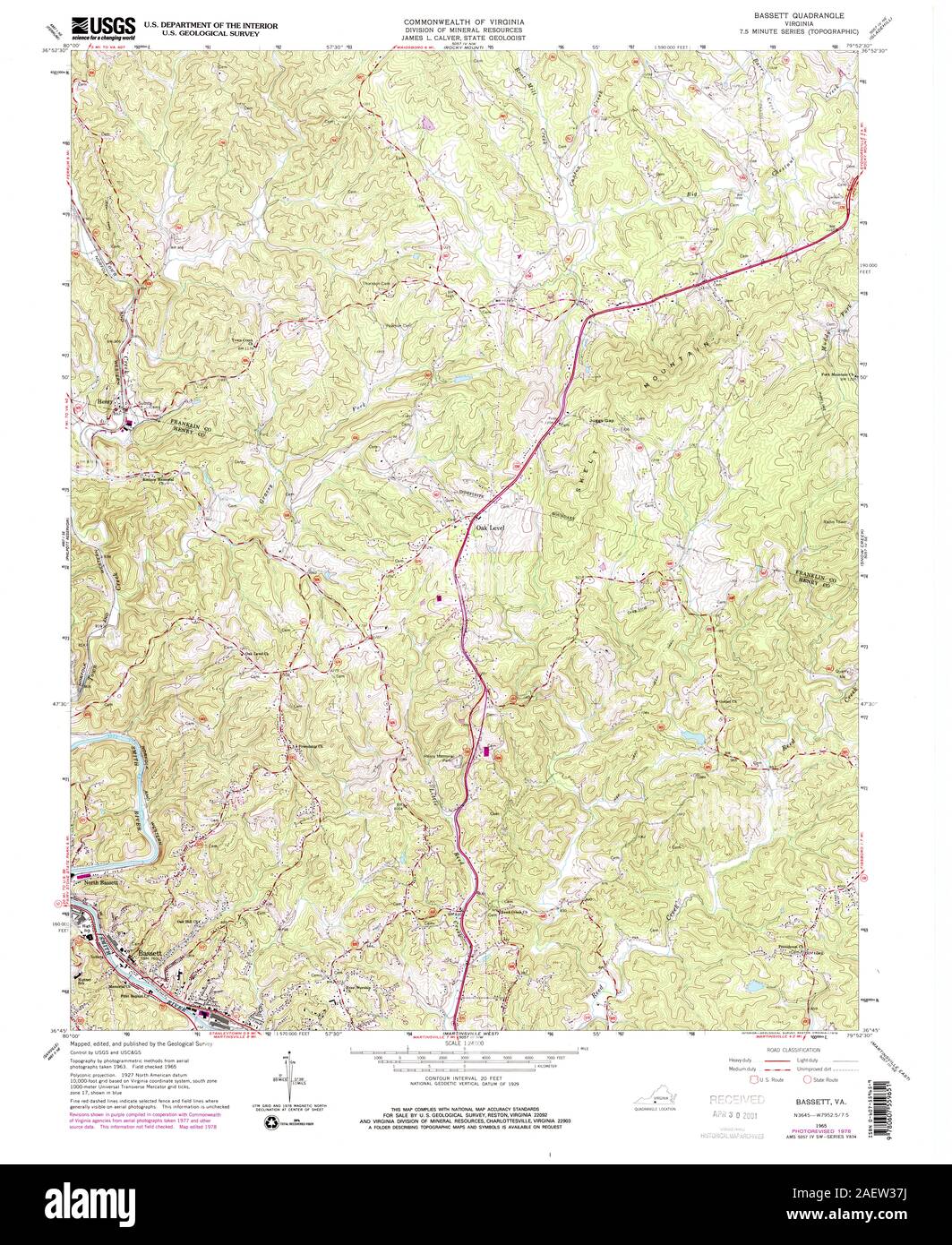 Bassett map Cut Out Stock Images & Pictures - Alamy