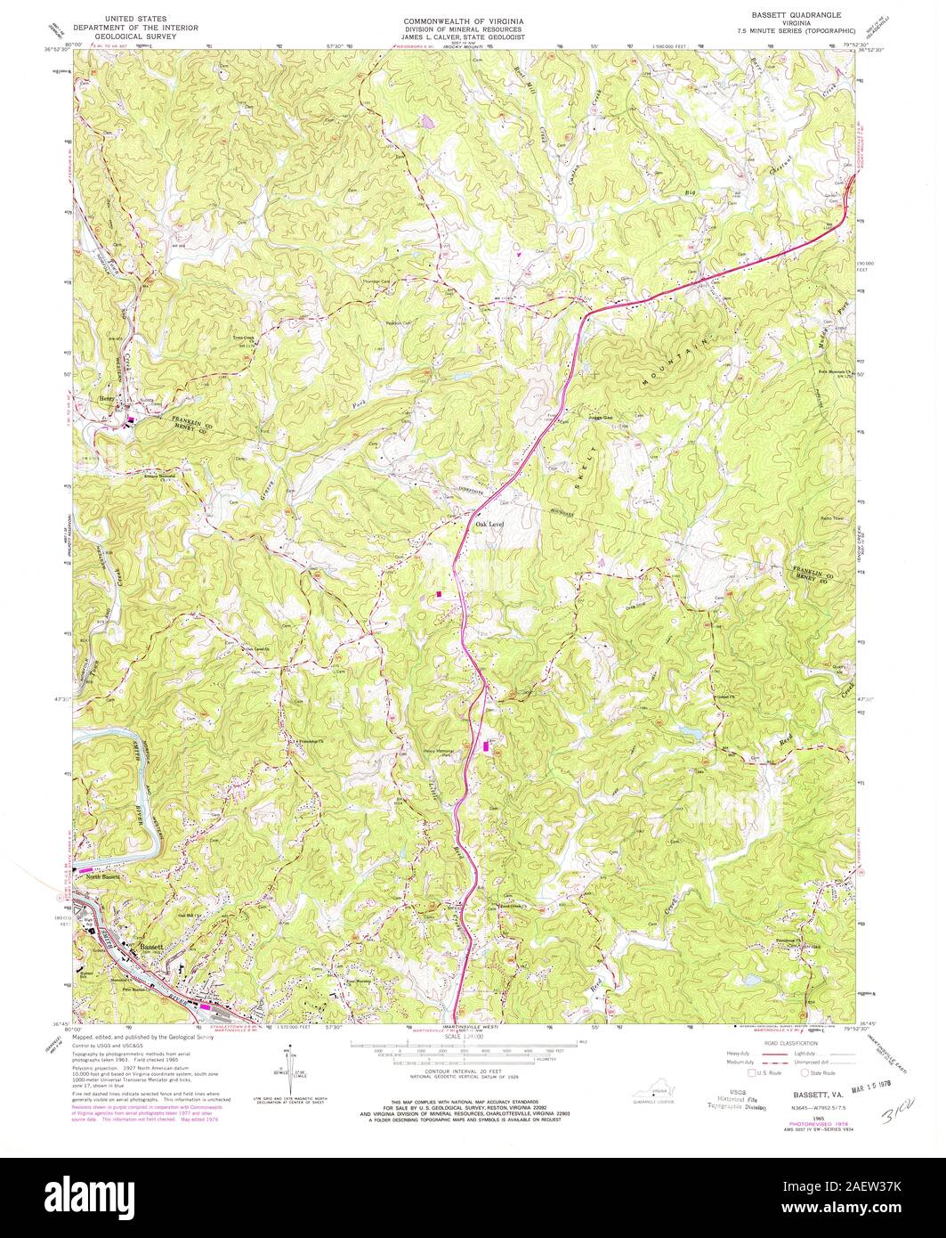 Bassett map Cut Out Stock Images & Pictures - Alamy