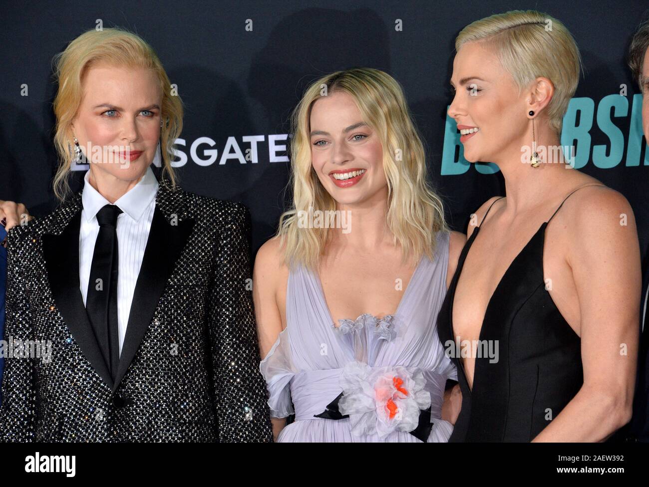 Los Angeles, USA. 10th Dec, 2019. Nicole Kidman, Margot Robbie ...