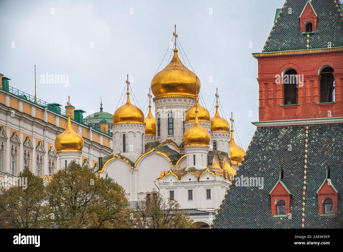 Moscow in cloudy weather. Autumn. Russia Stock Photo - Alamy