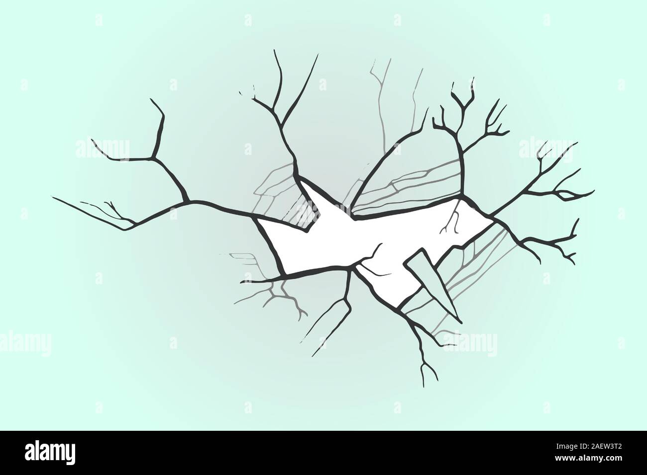 Broken glass. Smash design vector illustration. Crush test Stock Vector ...