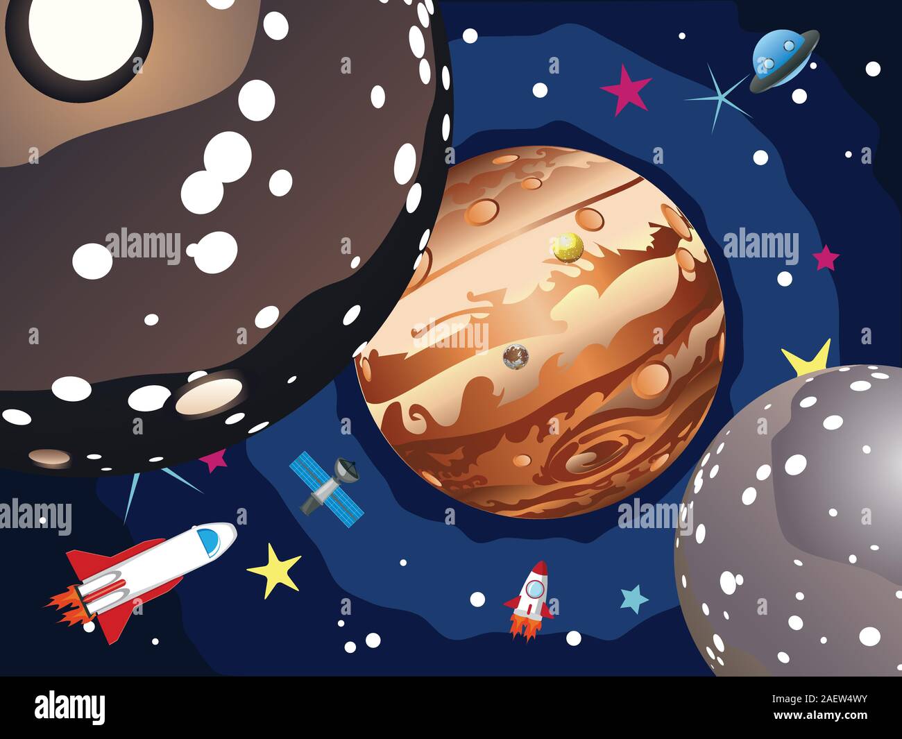 Cartoon Planet Jupiter