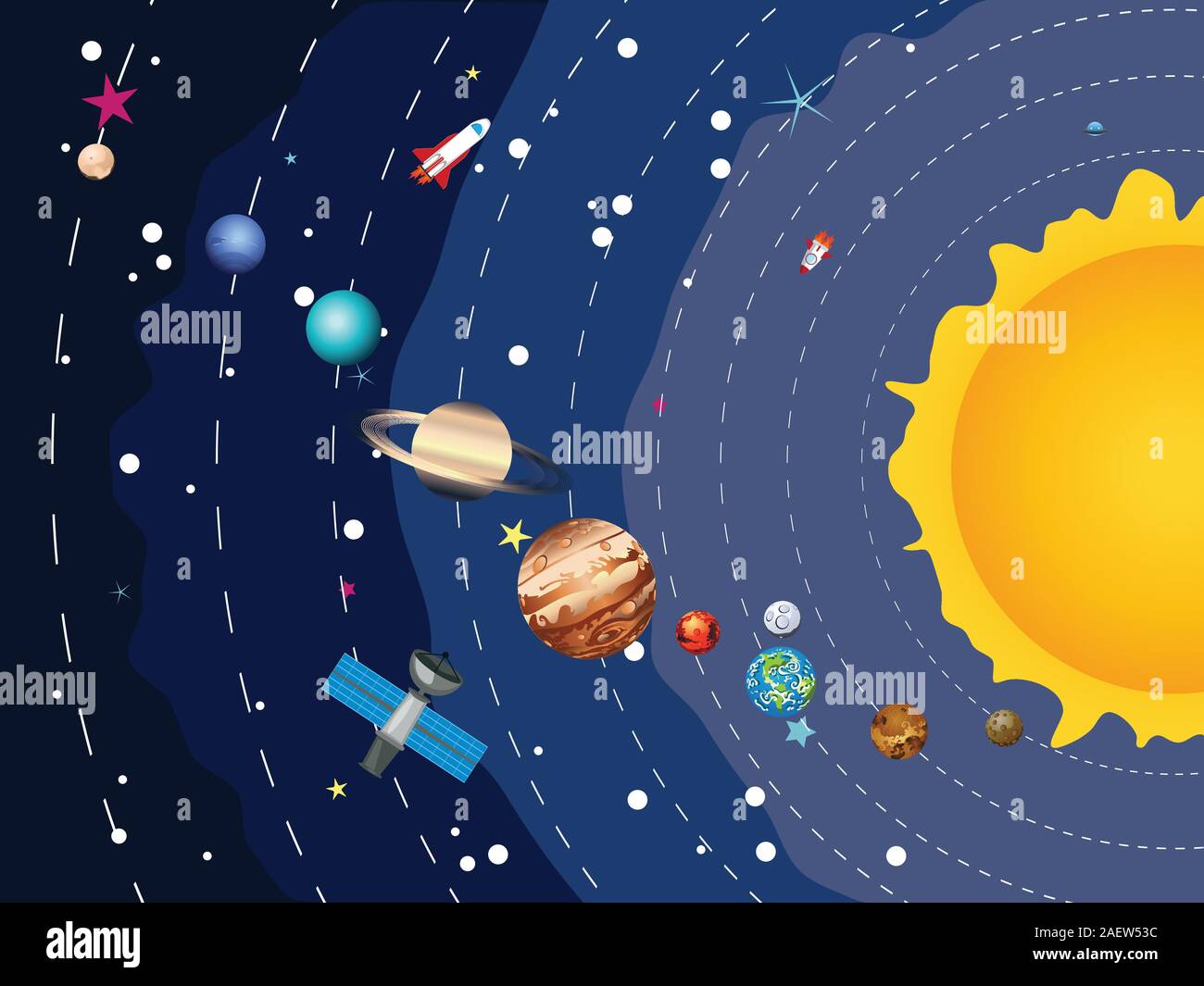 Ring around jupiter Stock Vector Images - Alamy