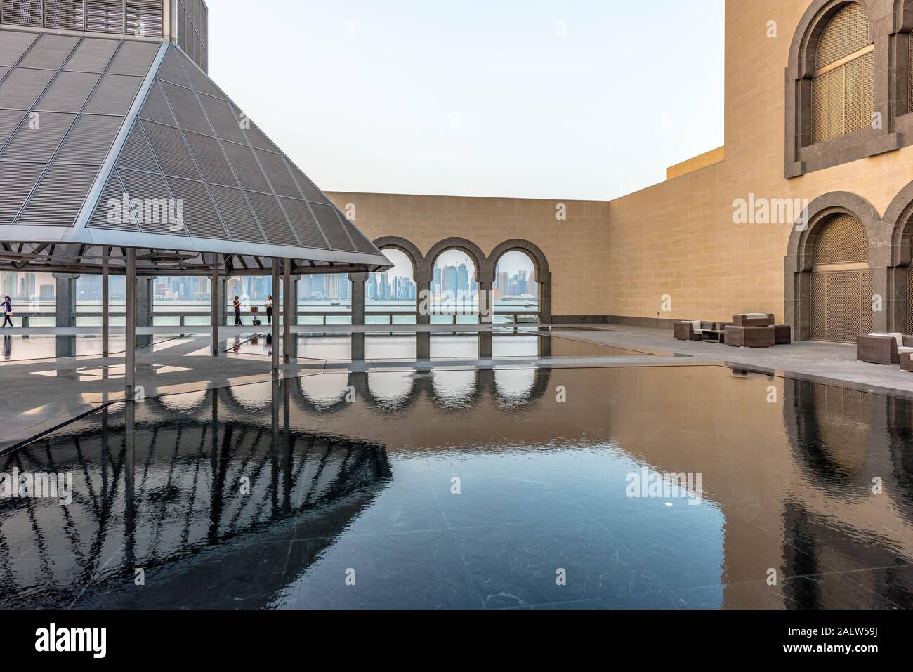 Museum of Islamic Art Interior and Architect Stock Photo - Alamy