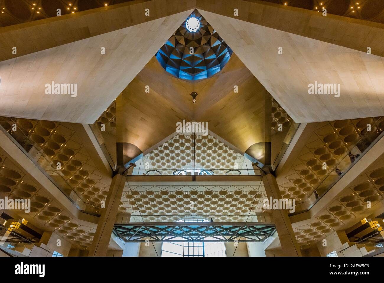 Museum of Islamic Art Interior and Architect Stock Photo - Alamy