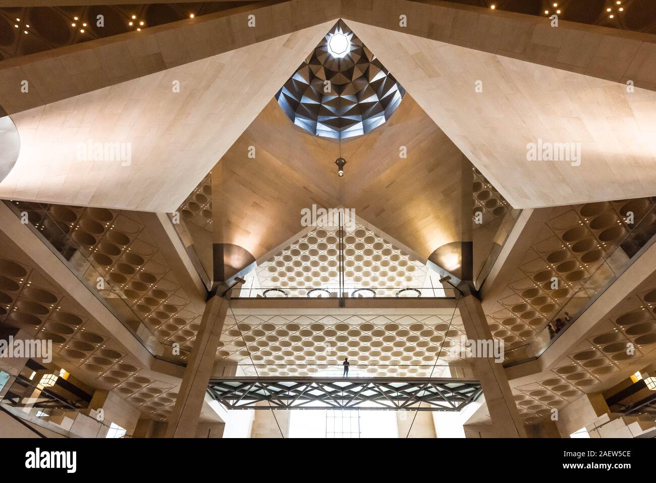 Museum of Islamic Art Interior and Architect Stock Photo - Alamy