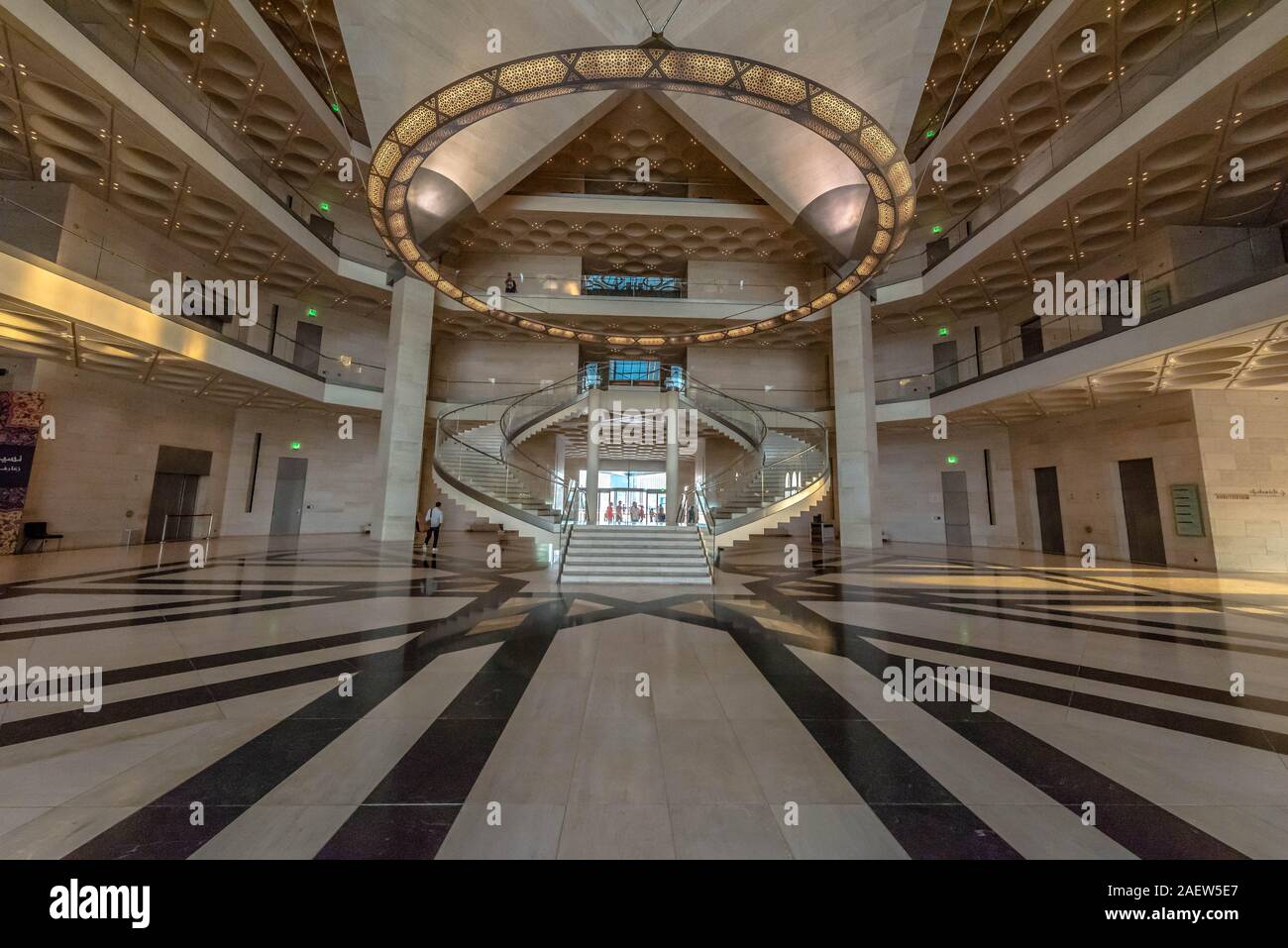 Museum of Islamic Art Interior and Architect Stock Photo - Alamy