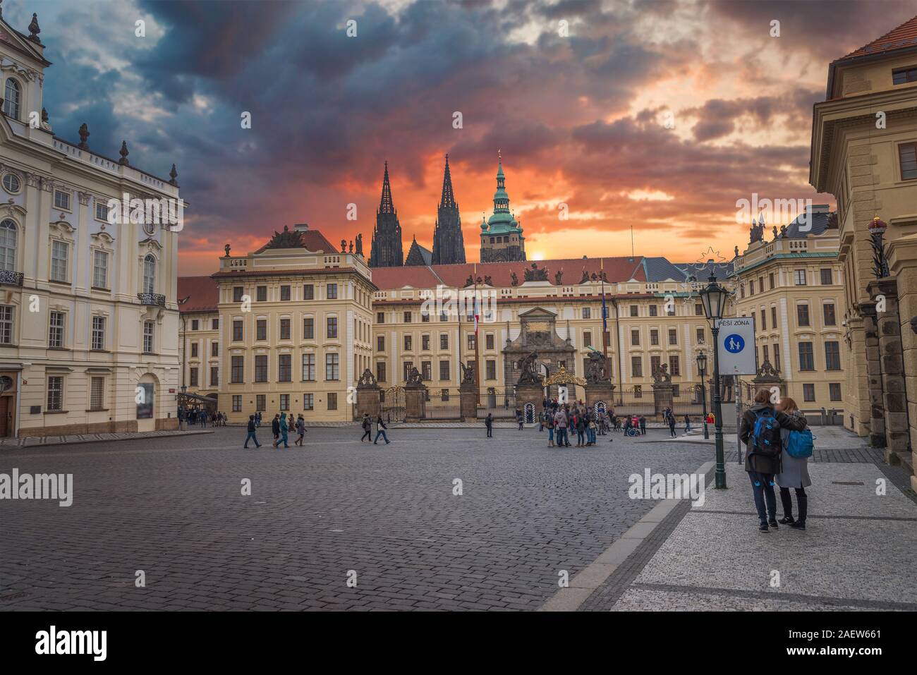 Czech presidential building hi-res stock photography and images - Alamy