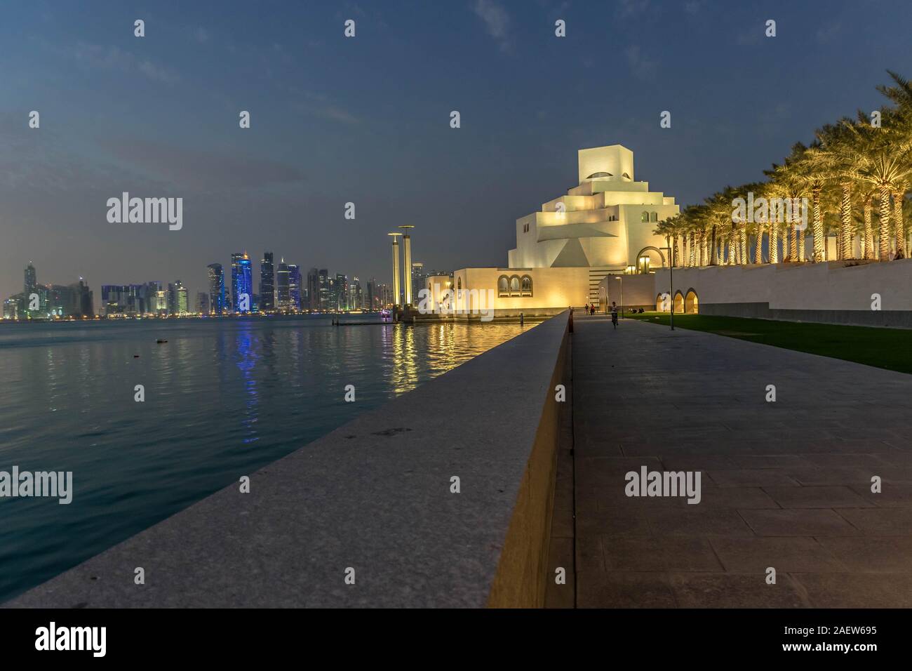 Museum of Islamic Art Interior and Exterior Stock Photo - Alamy