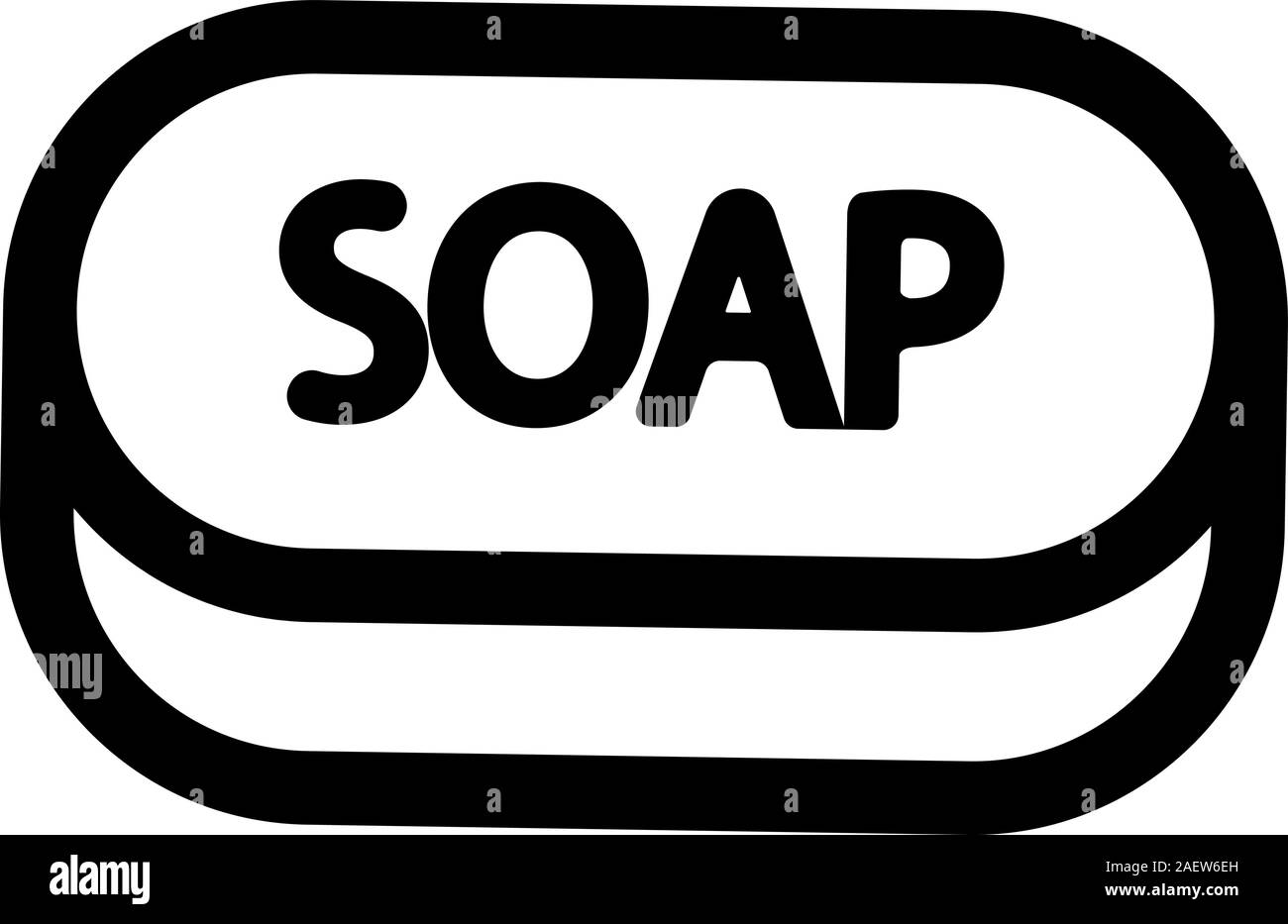 soap icon vector. Isolated contour symbol illustration Stock Vector ...