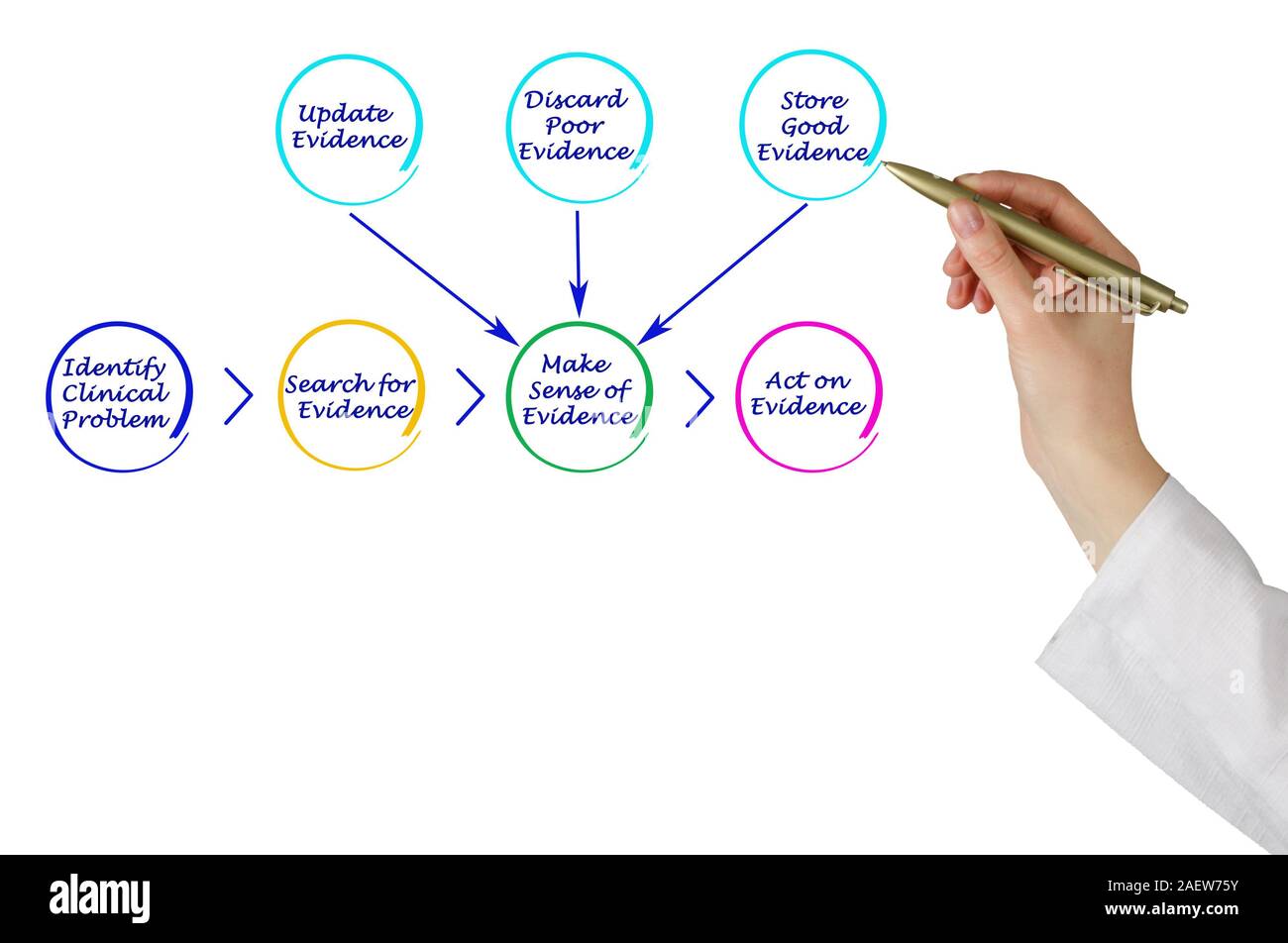 Diagram of EBP Stock Photo - Alamy