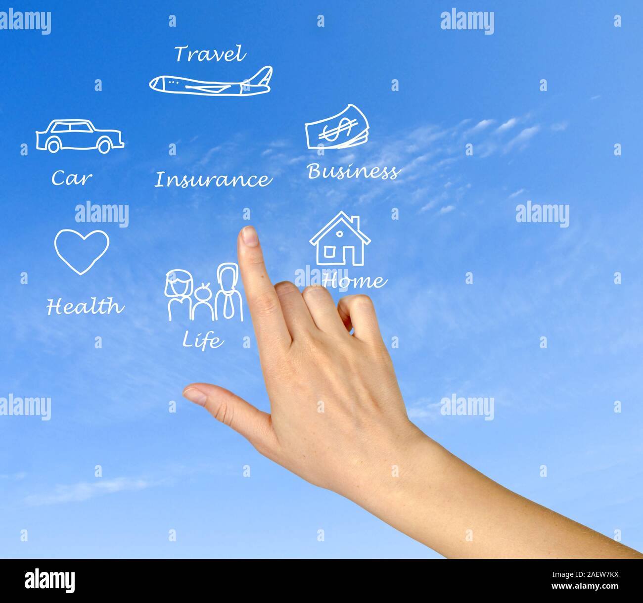 Diagram of insurance Stock Photo - Alamy