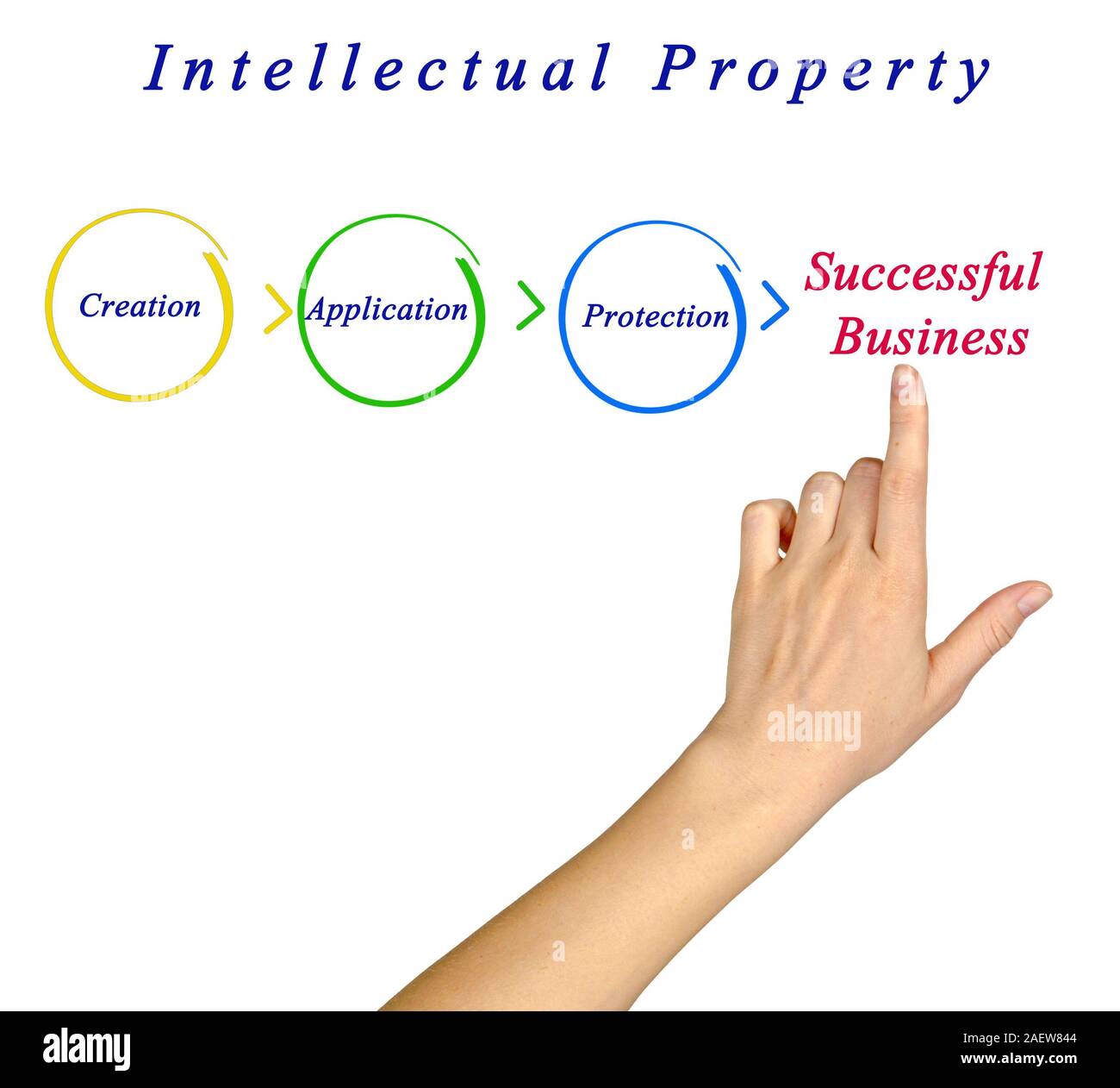 Intellectual property diagram Stock Photo - Alamy