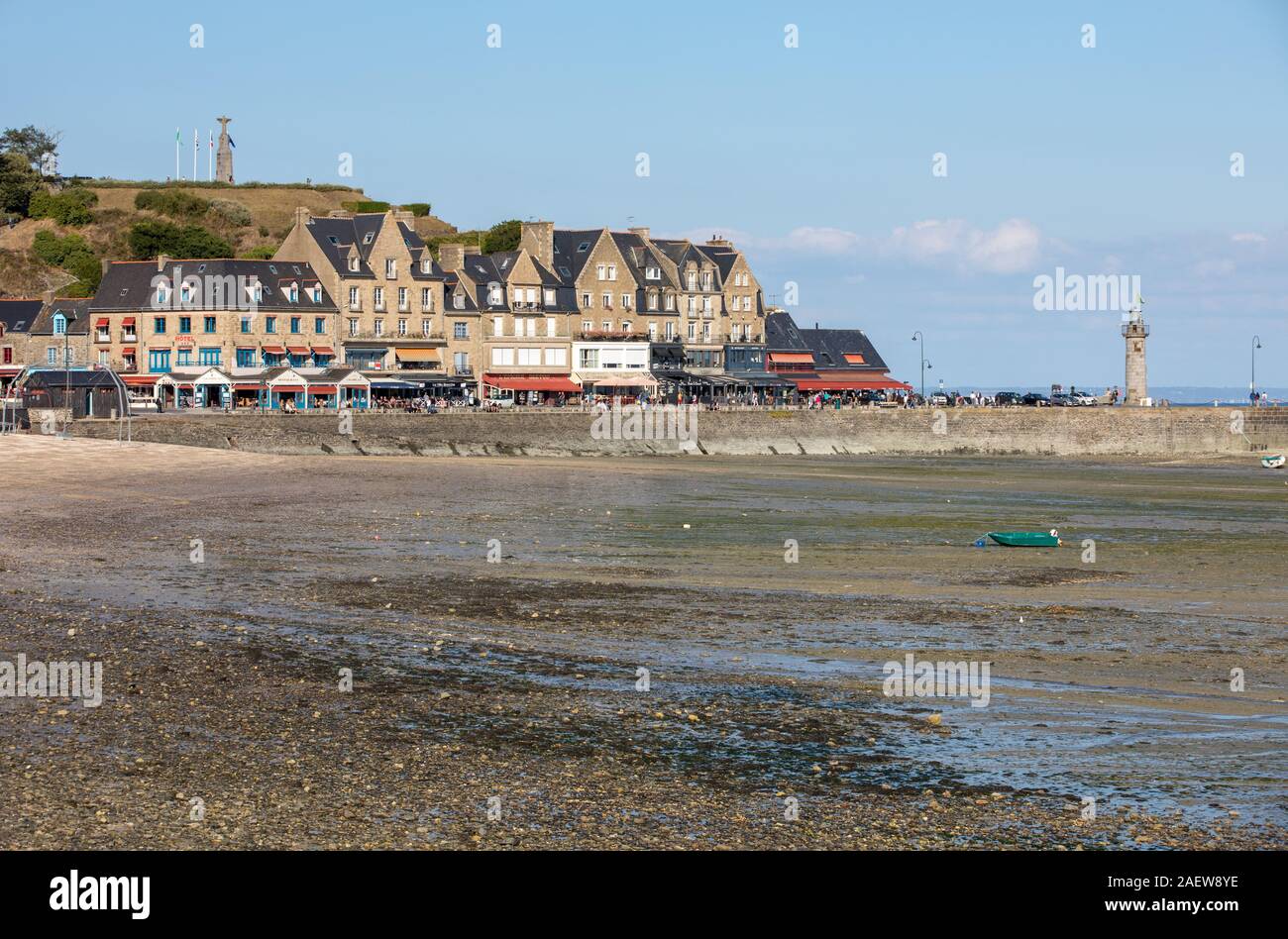 Cancale, France - September 13, 2018: Cancale, fishing port and famous ...